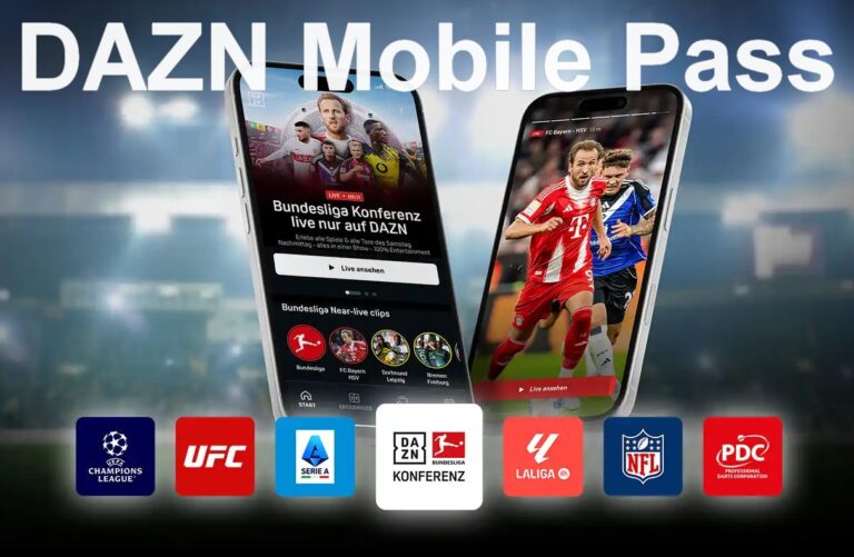 DAZN Mobile Pass - Das steckt drin: Inhalte, Preise, Funktionen ...